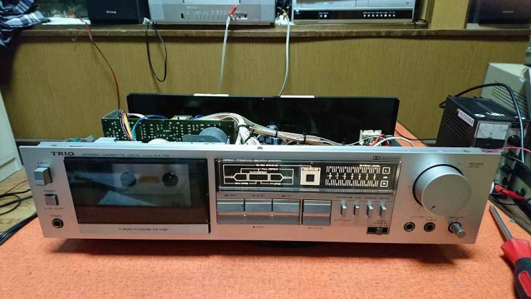 TRIO KX-70 の修理（メカオーバーホール） | スーパーカセッターズ SuperCassetters'