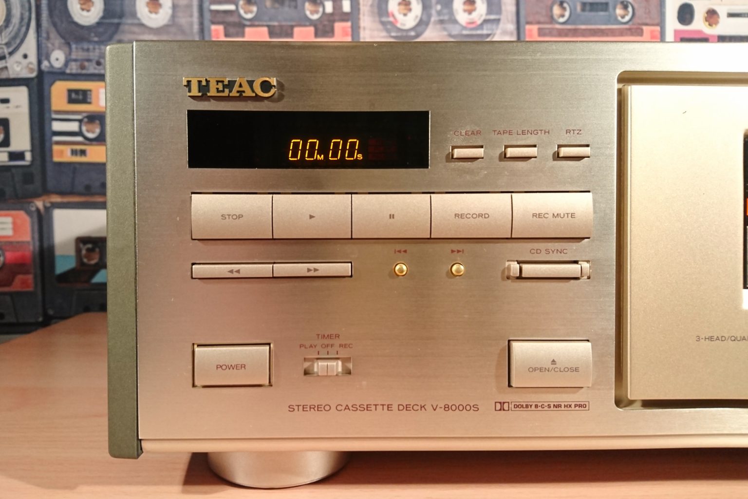 TEAC V-8000Sをリアル画像で紹介 | スーパーカセッターズ SuperCassetters'