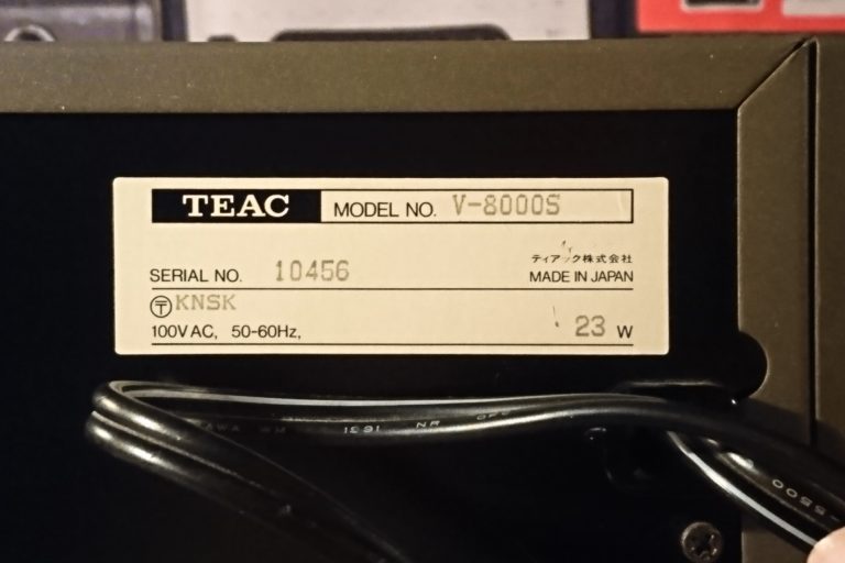TEAC V-8000Sをリアル画像で紹介 | スーパーカセッターズ SuperCassetters'